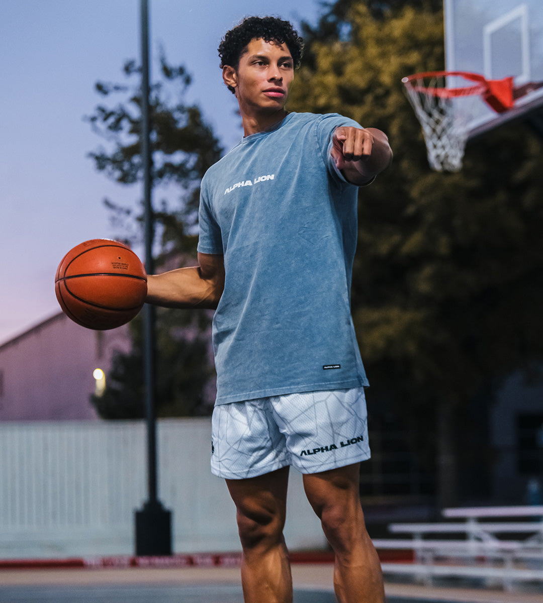 Legacy Mesh Shorts | "Cracked" – Alpha Lion