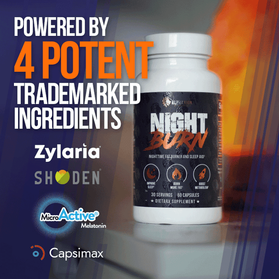 NIGHT BURN † - Nighttime fat burner + Sleep Aid – Alpha Lion