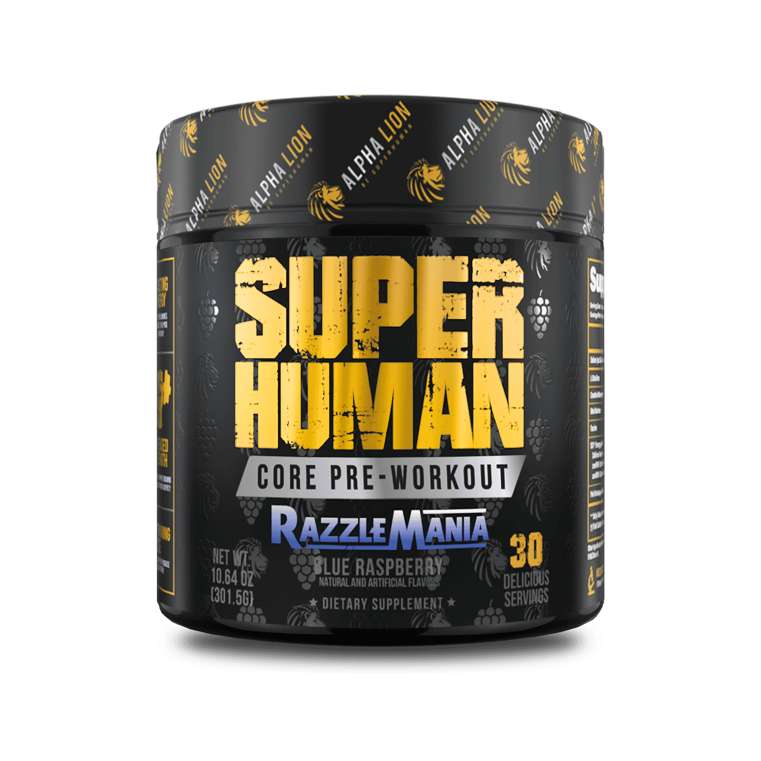 SUPERHUMAN® EXTREME - Extreme Energy Pre-Workout Formula – Alpha Lion