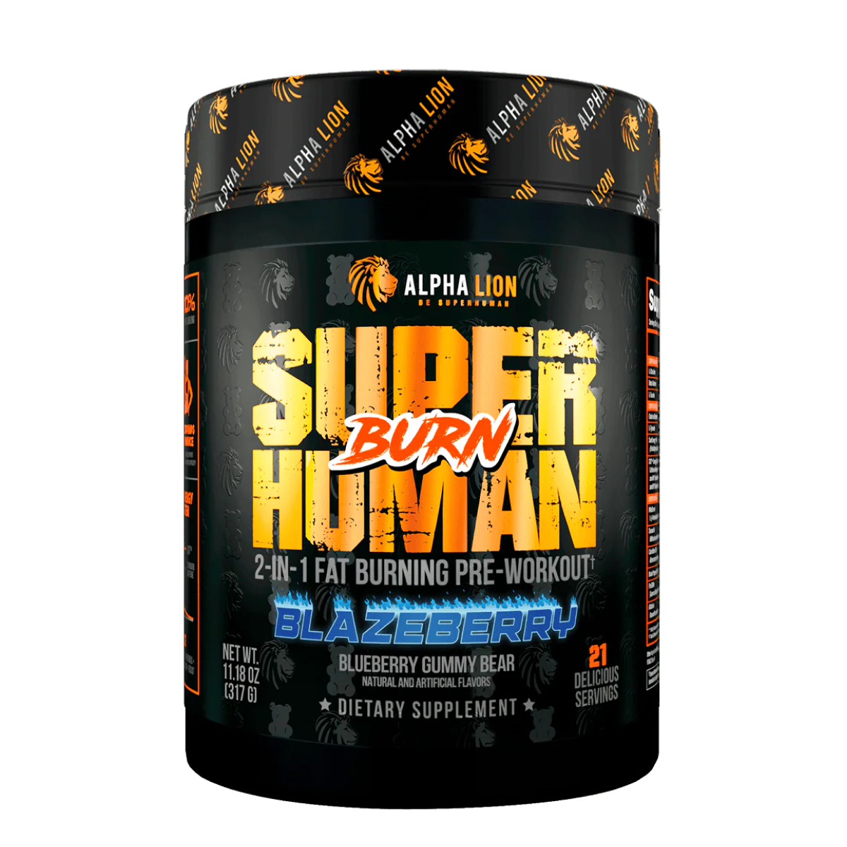 SUPERHUMAN® EXTREME - Extreme Energy Pre-Workout Formula – Alpha Lion