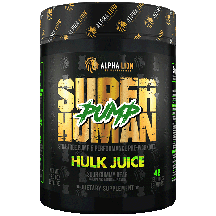 SUPERHUMAN® EXTREME - Extreme Energy Pre-Workout Formula – Alpha Lion